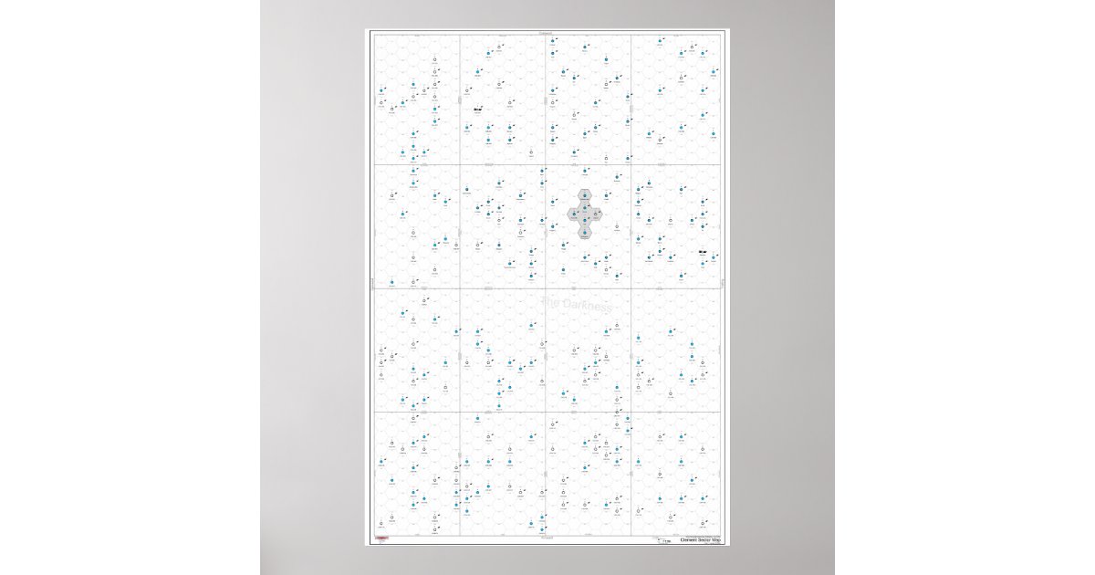 Clement Sector Map Poster | Zazzle