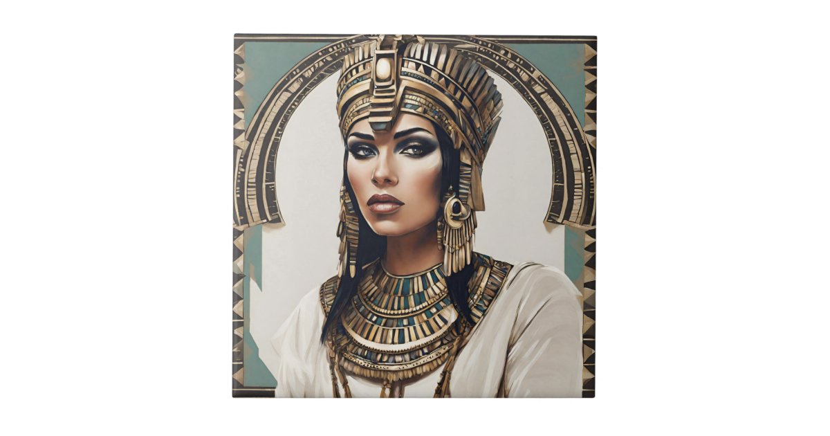 Cleopatra - Queen of Egypt Ceramic Tile | Zazzle
