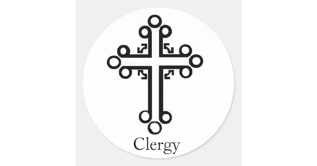 Clergy Sticker | Zazzle