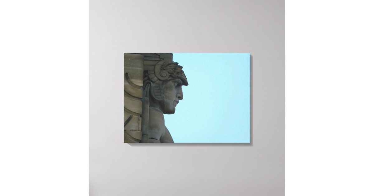 Cleveland Bridge Art Photo Stretched Canvas Print | Zazzle