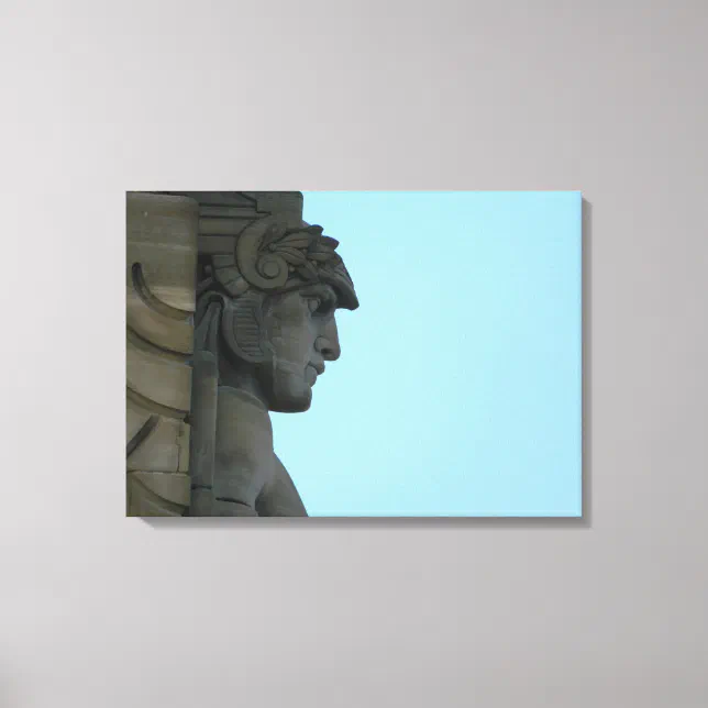 Cleveland Bridge Art Photo Stretched Canvas Print | Zazzle