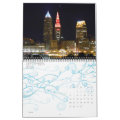 Cleveland City Views Calendar | Zazzle
