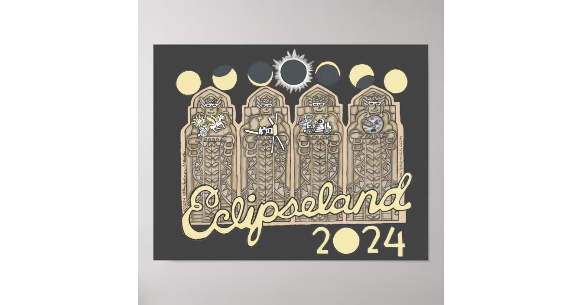 Cleveland Eclipseland Poster | Zazzle