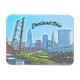 Cleveland Morning (Curved Text) Magnet | Zazzle
