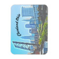 Cleveland Morning (Curved Text) Magnet | Zazzle