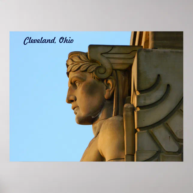 Cleveland OH Bridge Art Deco Poster | Zazzle