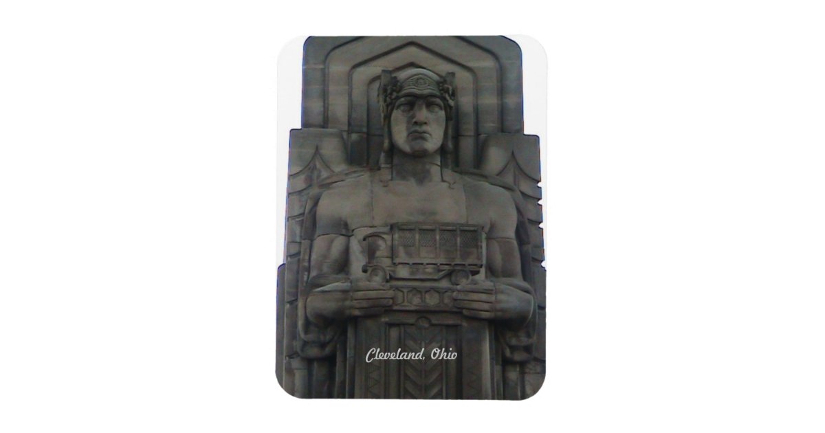 Cleveland Ohio Bridge Guardian Magnet | Zazzle