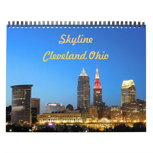 Cleveland Ohio City Skyline Calendar | Zazzle