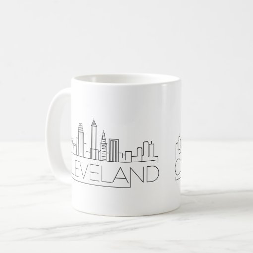 Cleveland, Ohio | City Stylized Skyline Coffee Mug | Zazzle