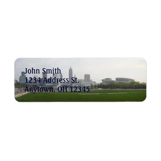 Cleveland Ohio custom return address labels | Zazzle
