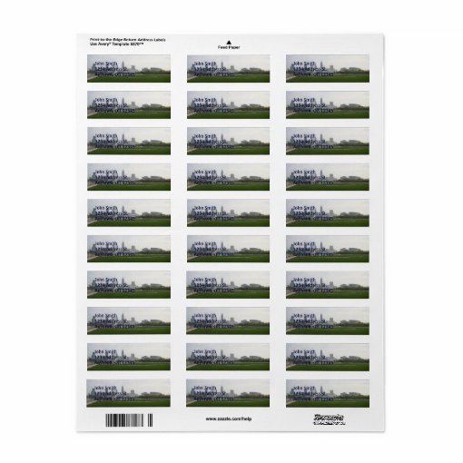 Cleveland Ohio custom return address labels | Zazzle