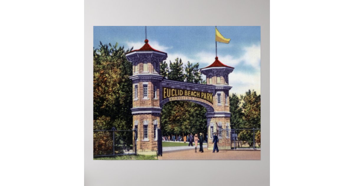 Cleveland Ohio Euclid Beach Park Poster | Zazzle