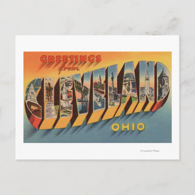 Cleveland, Ohio - Large Letter Scenes 2 Postcard | Zazzle