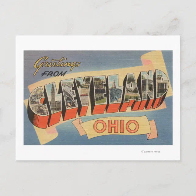 Cleveland, Ohio - Large Letter Scenes Postcard | Zazzle
