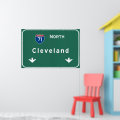 Cleveland Ohio oh Interstate Highway Freeway : Poster | Zazzle