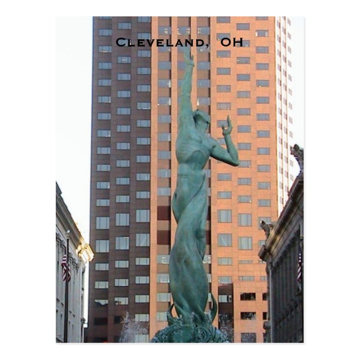 Cleveland Ohio Peace Statue Postcard | Zazzle.com