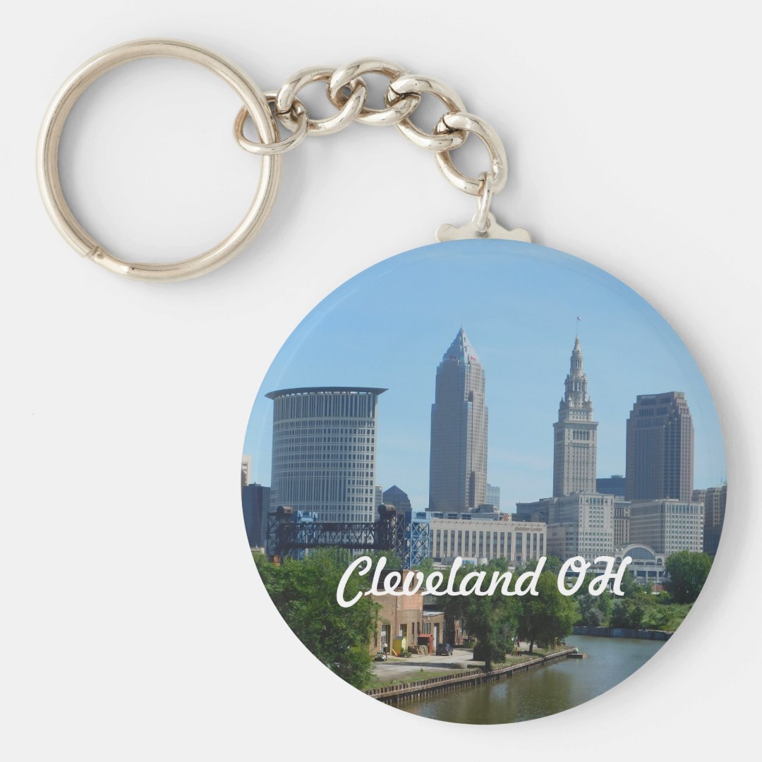 Cleveland, Ohio River View Keychain | Zazzle