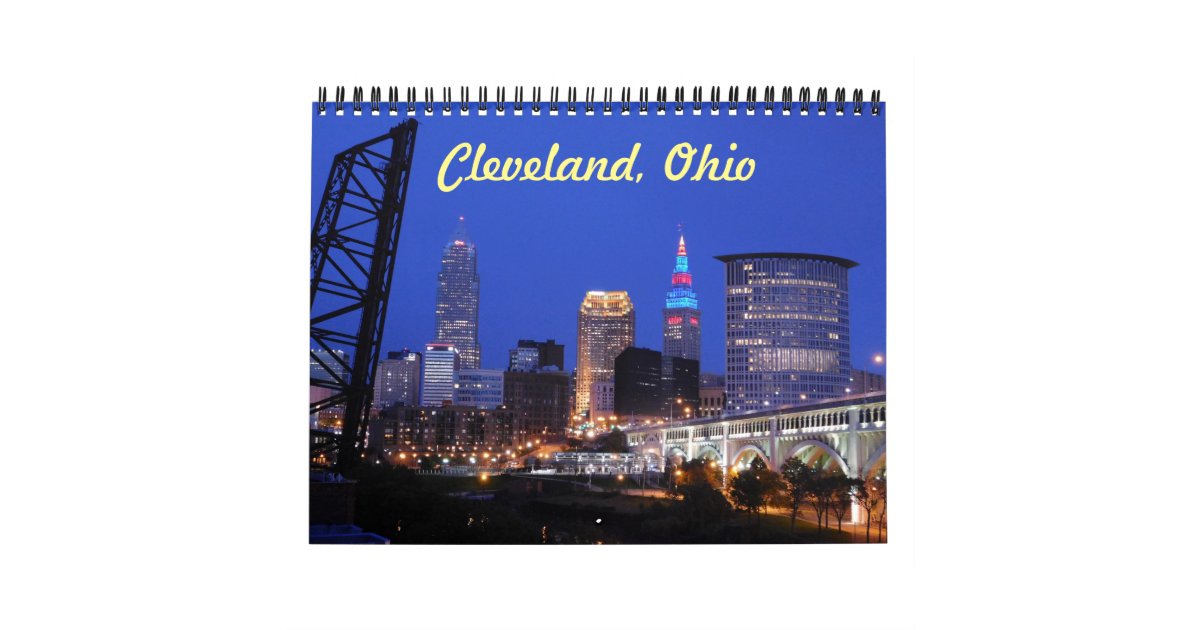 Cleveland Ohio Skyline Calendar | Zazzle