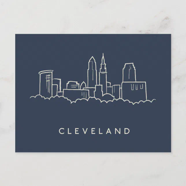 Cleveland Ohio Skyline Postcard | Zazzle