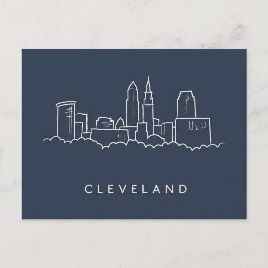 Cleveland Ohio Skyline Postcard | Zazzle.com