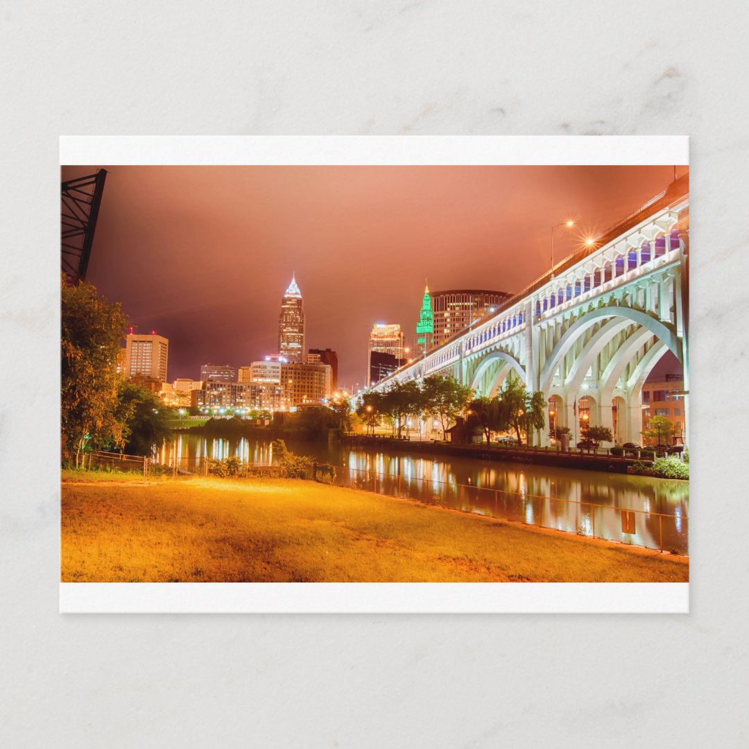 cleveland ohio skyline postcard | Zazzle