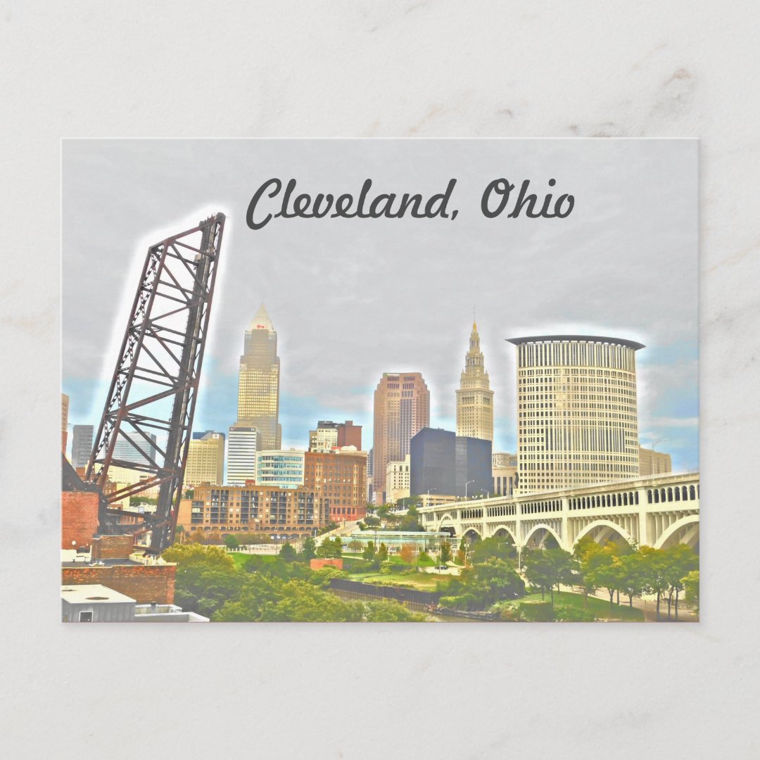 Cleveland Ohio West Bank View Postcard | Zazzle