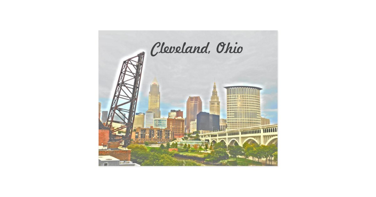 Cleveland Ohio West Bank View Postcard | Zazzle.com