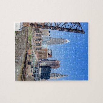 Cleveland Skyline Jigsaw Puzzle | Zazzle