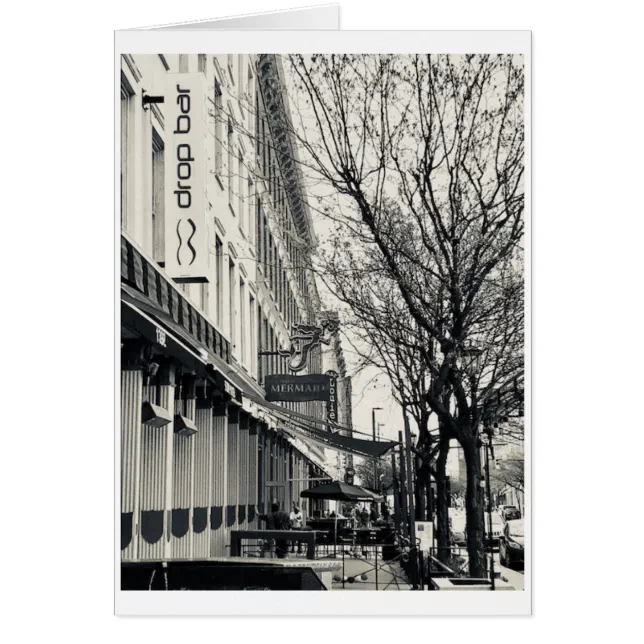 "Cleveland Warehouse District Street Scene" card | Zazzle