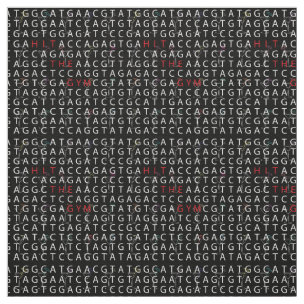 DNA Pattern Fabric | Zazzle