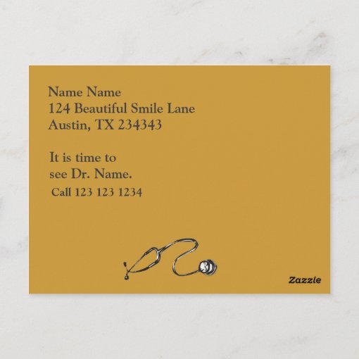 Client Appointment Reminder Postcard | Zazzle