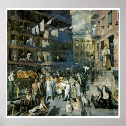 Cliff Dwellers, 1913 George Bellows Poster | Zazzle