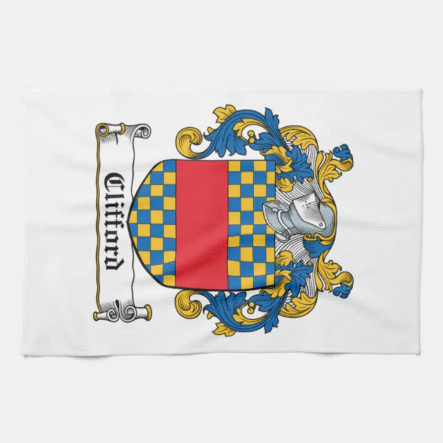 Clifford Family Crest Towel | Zazzle
