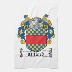 Clifford Family Crest Towel | Zazzle