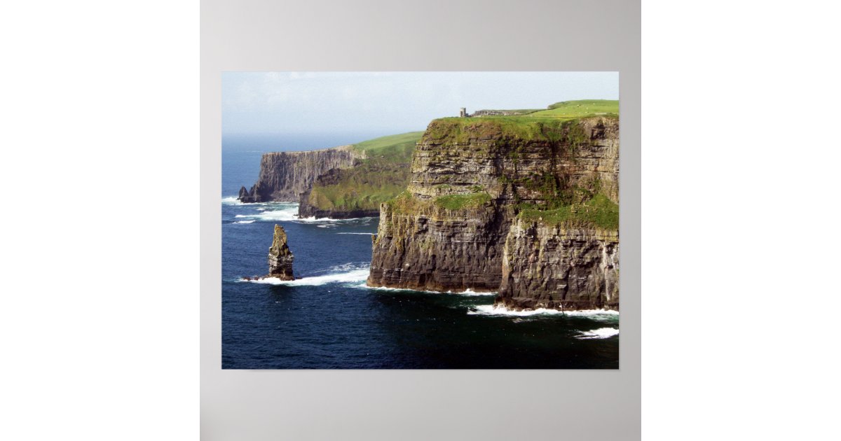 Cliffs of Moher Ireland Poster | Zazzle