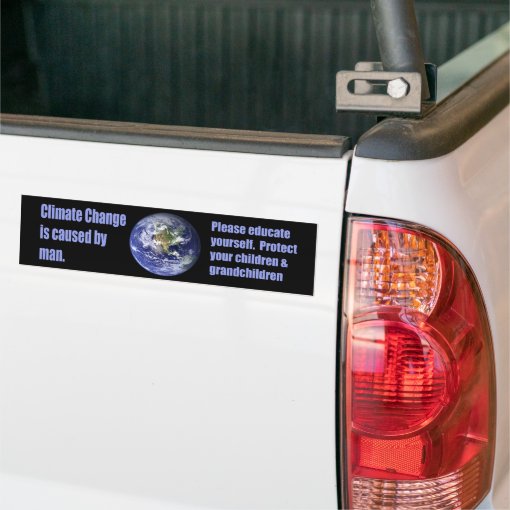 Climate Change Bumper Sticker | Zazzle