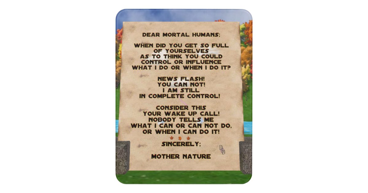 Climate Change Door Sign | Zazzle