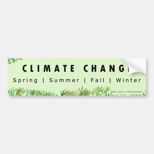 Climate Change Hoax Bumper Sticker | Zazzle.com