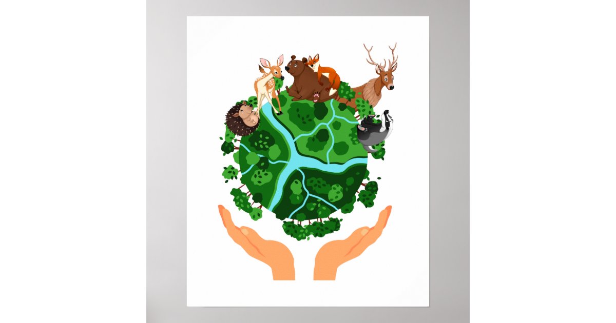 Climate Change Save The Planet Poster | Zazzle