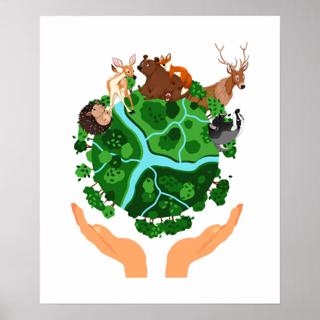 Climate Change Save The Planet Poster | Zazzle