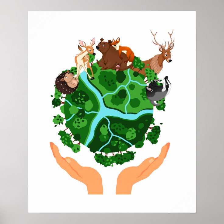 Climate Change Save The Planet Poster | Zazzle