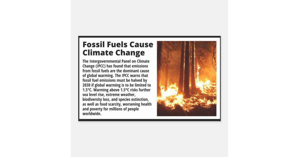 Climate Change Warning Label | Zazzle