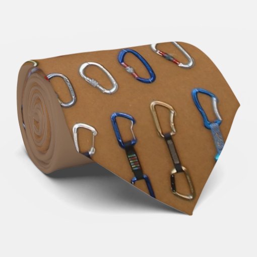 Climber's Equipment -- Mountain Climbing Gear Tie | Zazzle