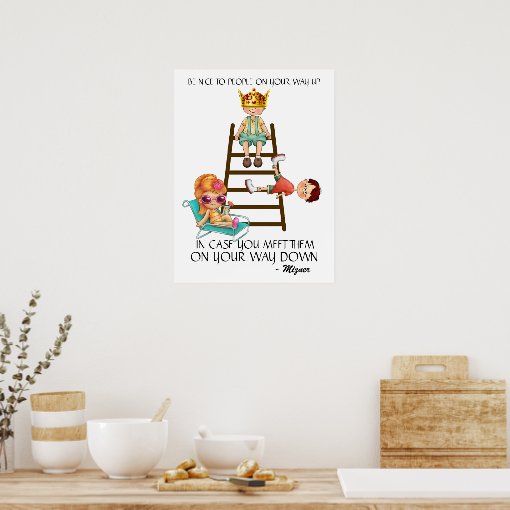 Climbing the Ladder - SRF Poster | Zazzle