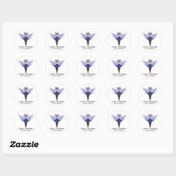 Clinical Engineering Logo Classic Round Sticker | Zazzle