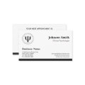 Clinical Psychologist Simple Logo Appointment Card | Zazzle