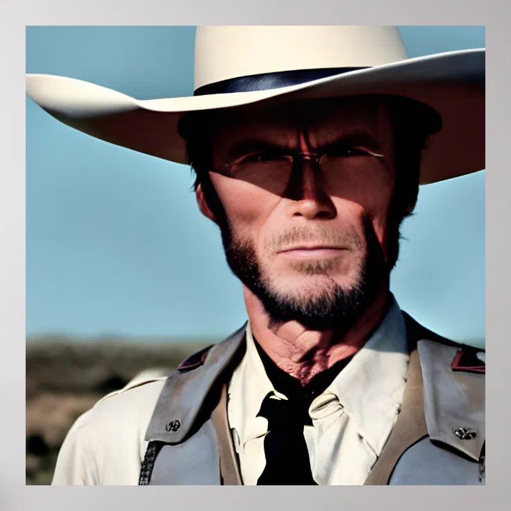 Clint Eastwood Poster | Zazzle
