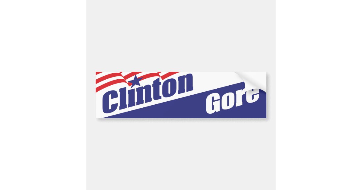 Clinton 1992 Bumper Sticker | Zazzle