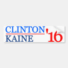 HILLARY CLINTON TIM KAINE 2016 BUMPER STICKER | Zazzle.com
