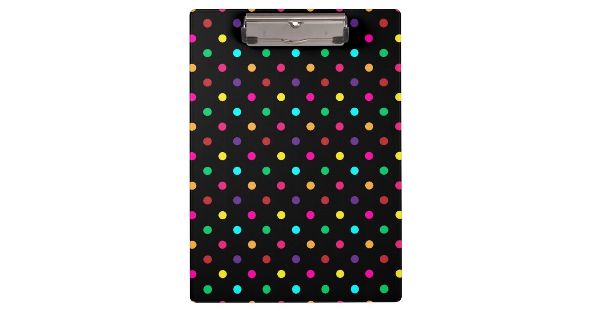 Clipboard Polka Dot | Zazzle